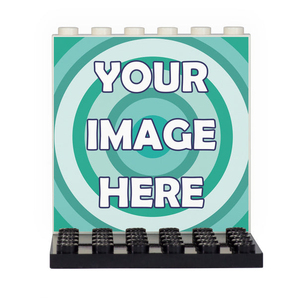 YOUR IMAGE Personalised Back Panel- Custom Design Display Panel and St ...
