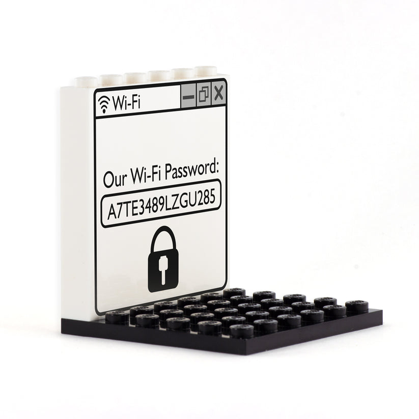 Wifi Password Back Panel- Custom Design Display Panel and Stand ...