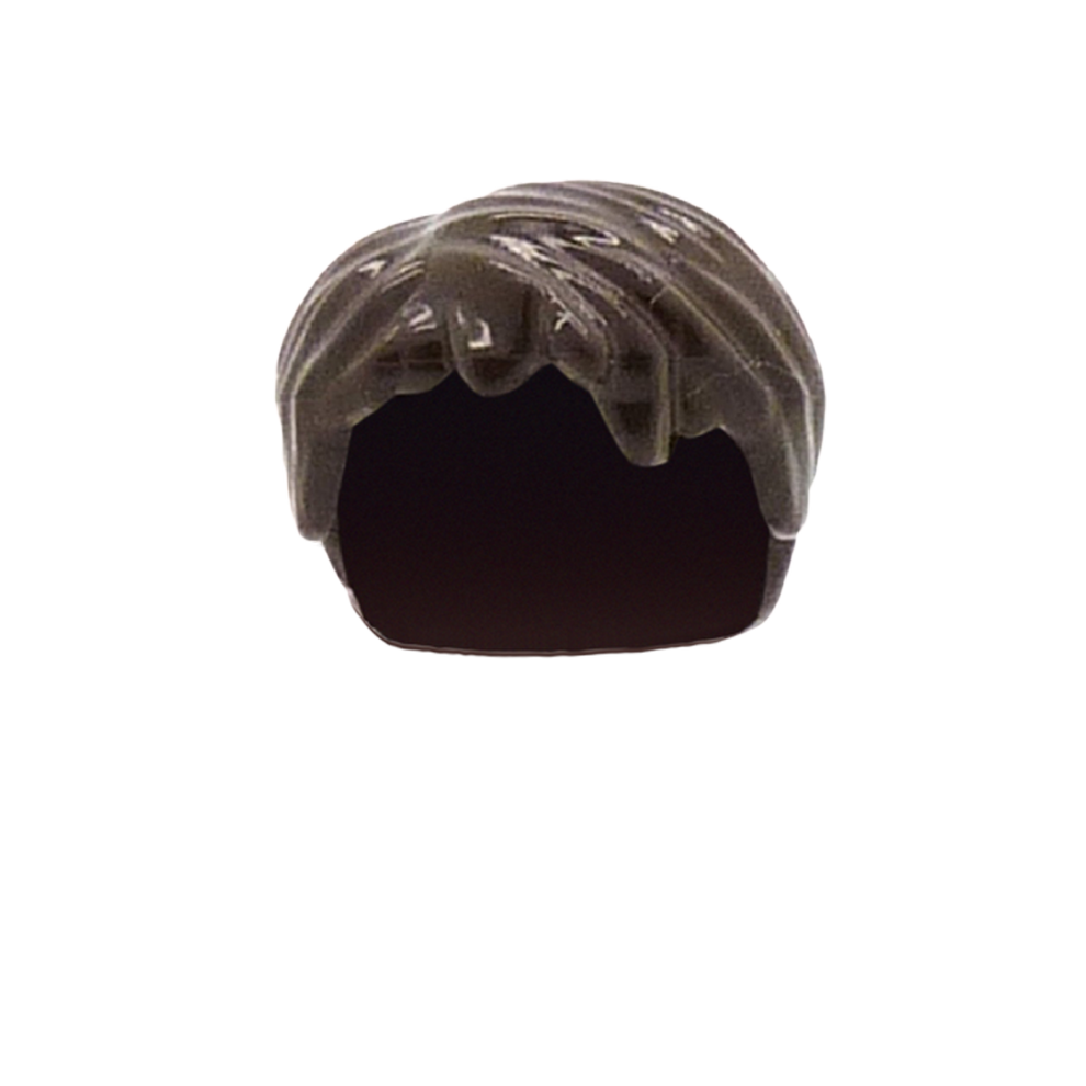 Dark Brown Tousled - LEGO Minifigure Hair – Minifigs.me