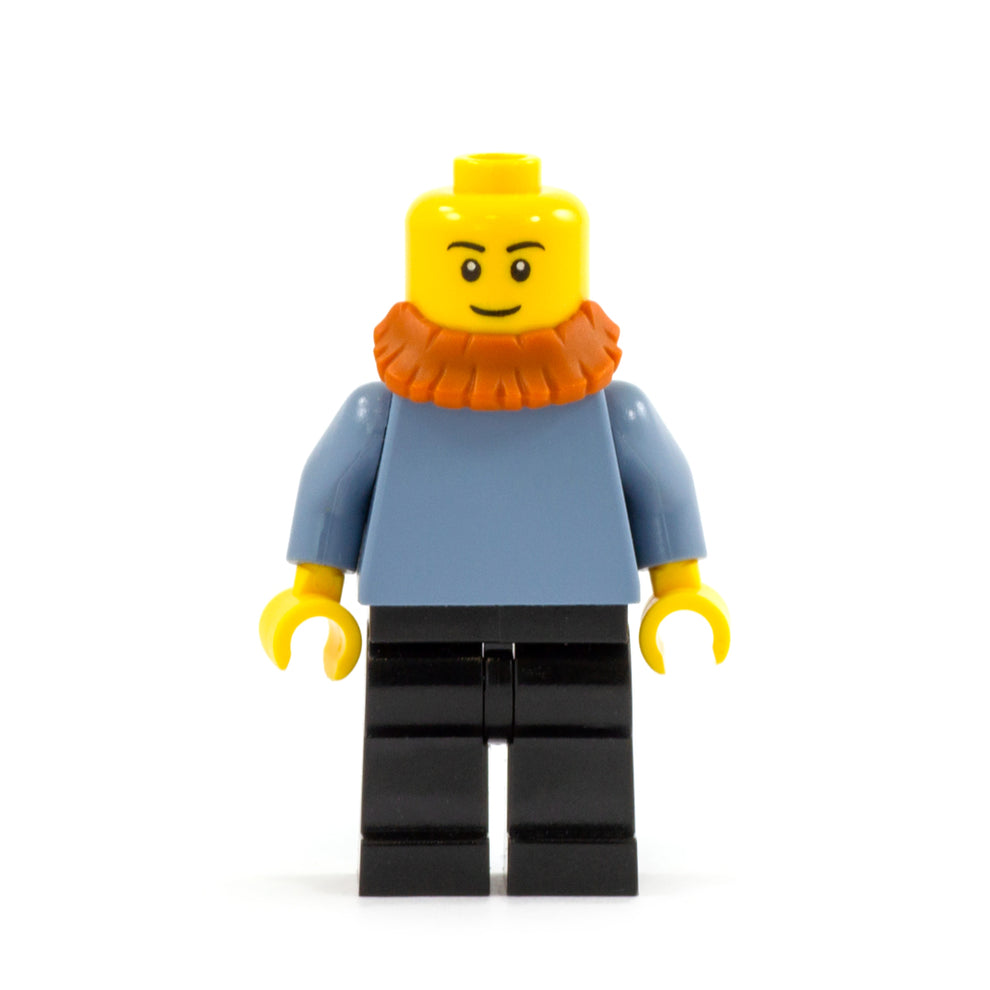 Ginger LEGO Minifigure Beard with No Moustache – Minifigs.me