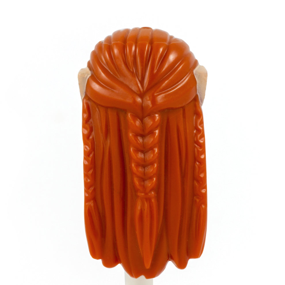 Long Ginger Hair with Light Skin Elf Ears - LEGO Minifigure Hair ...