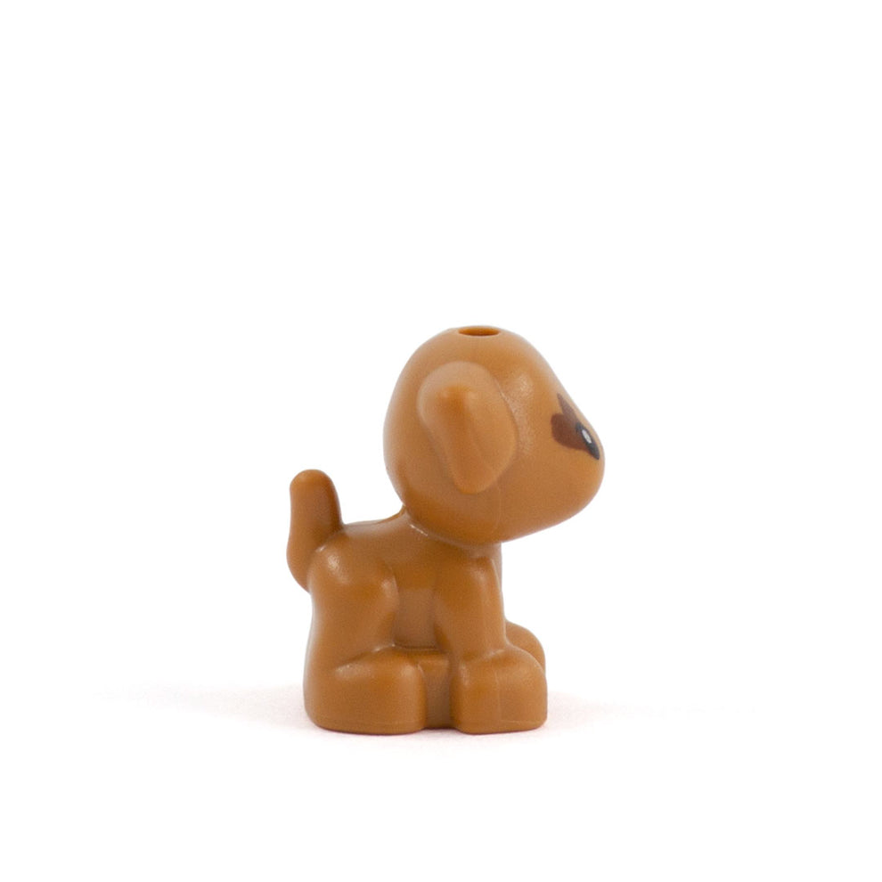 Little LEGO Puppy (Light Brown with Darker Brown Patches) – Minifigs.me