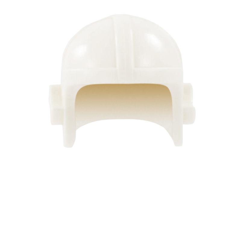 White Aviator Helmet - LEGO Minifigure Hat – Minifigs.me